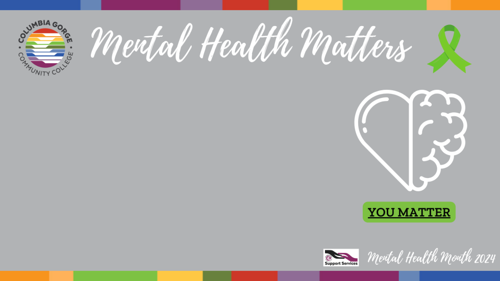 Mental Health Month Zoom Backgrounds | Columbia Gorge Community College