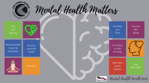 Mental Health Month Zoom Backgrounds | Columbia Gorge Community College